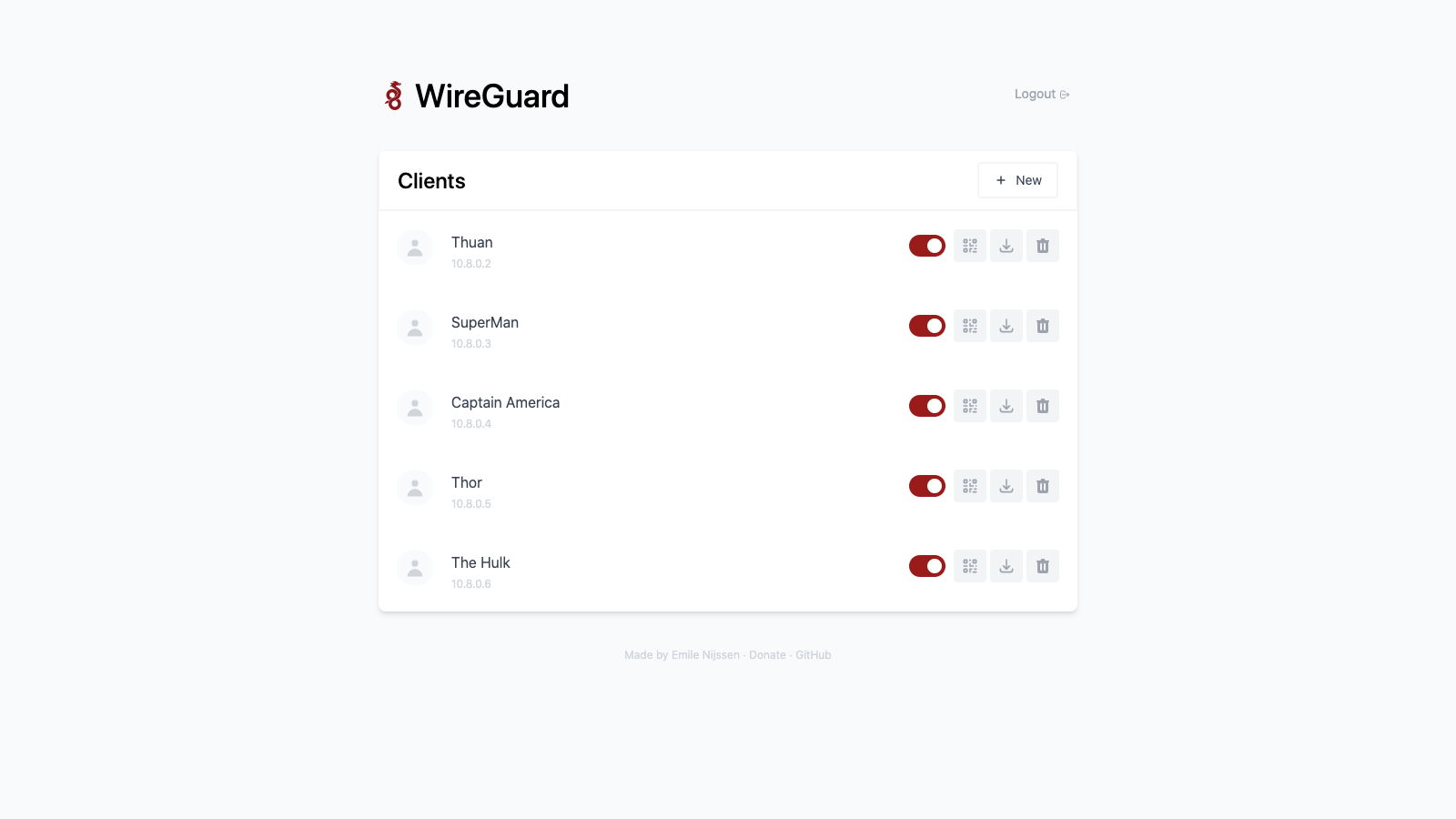 [wg-easy] – Cài đặt và quản lý WireGuard VPN Server tiện lợi với giao ...
