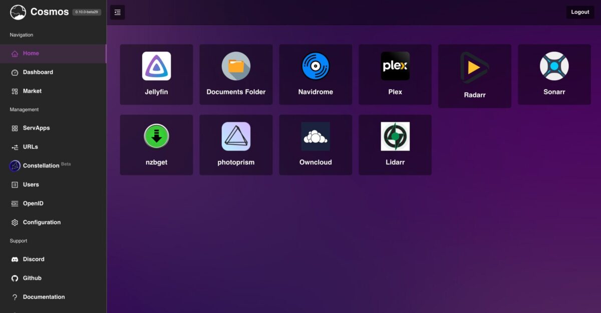 Cosmos Server – Công cụ quản lý homelab đa tính năng, siêu tiện lợi - vnROM