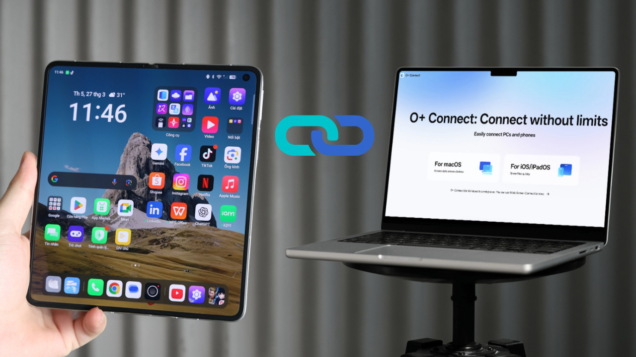 Cách điều khiển từ xa và đồng bộ dữ liệu OPPO Find N5 với macOS - vnROM