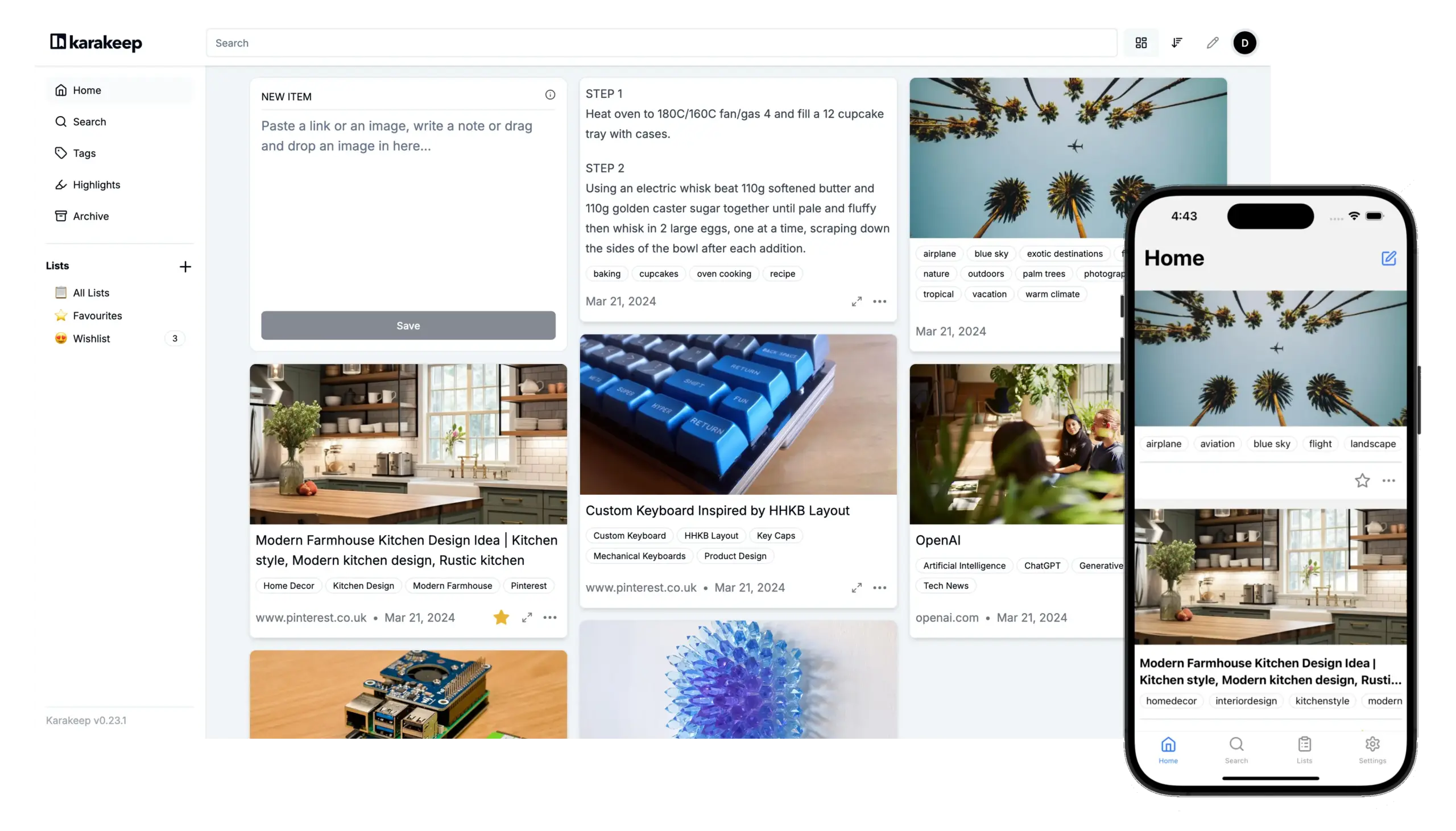 Karakeep: Giải pháp lưu trữ All-in-one thay thế mọi ứng dụng ghi chú và ...